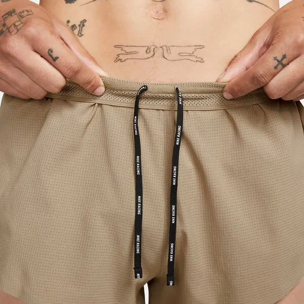 Nike Aeroswift Running Shorts - Tan