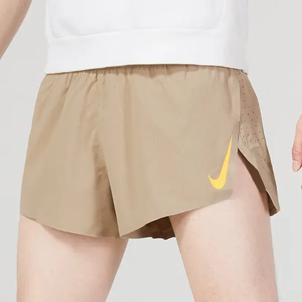 Nike Aeroswift Running Shorts - Tan