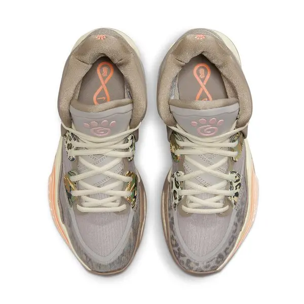 Nike Kyrie Infinity "leopard Camo" Basketball Sneakers - Gray/khaki
