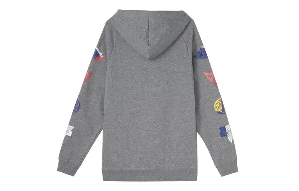 JORDAN Zip-up Hooded Jacket With Colorful Logo Accents