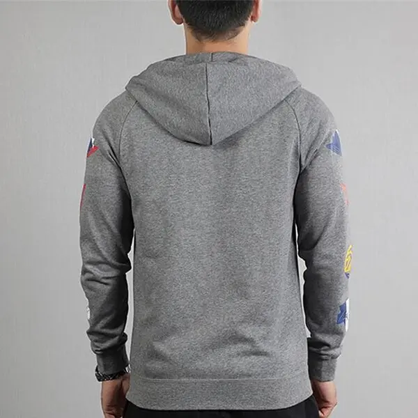 JORDAN Zip-up Hooded Jacket With Colorful Logo Accents