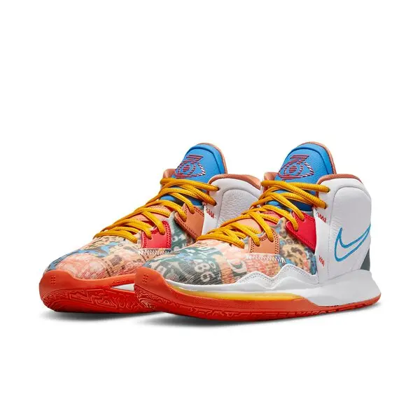Nike Kyrie Infinity "ky-d" Sneakers - White/orange/blue