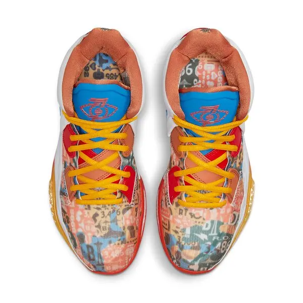 Nike Kyrie Infinity "ky-d" Sneakers - White/orange/blue