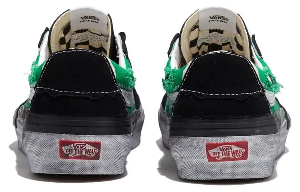 VANS Sk8-low Reconstruct Sneakers - Black/green