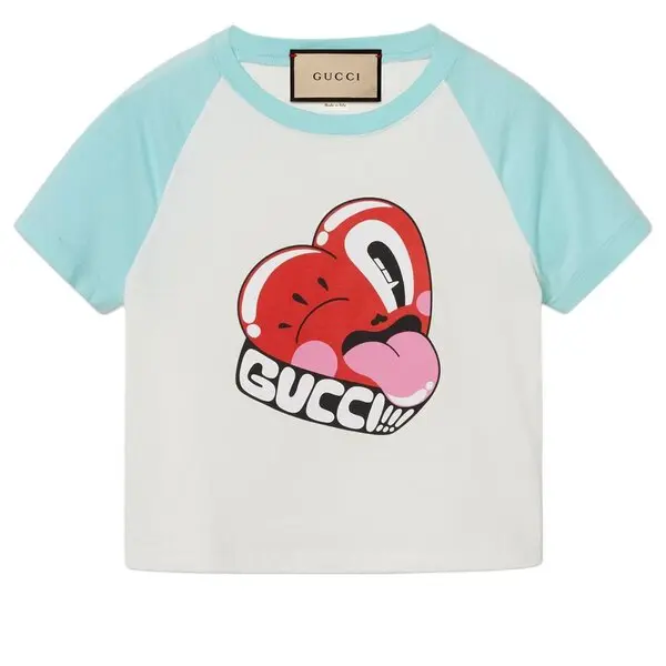 Gucci Cotton Jersey Short Sleeve T-shirt - Off White