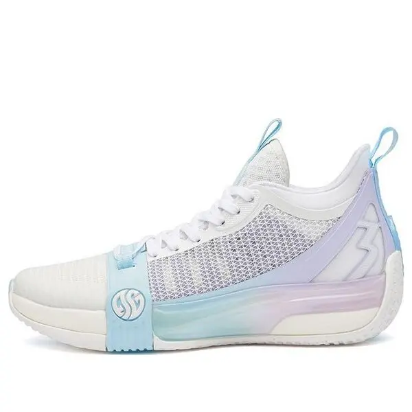 361 DEGREES High Top Sneakers - Grey/blue/purple
