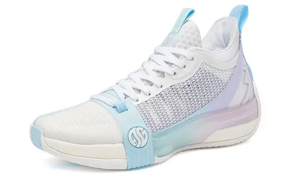361 DEGREES High Top Sneakers - Grey/blue/purple