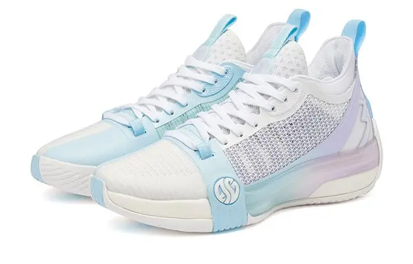 361 DEGREES High Top Sneakers - Grey/blue/purple