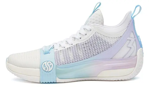361 DEGREES High Top Sneakers - Grey/blue/purple