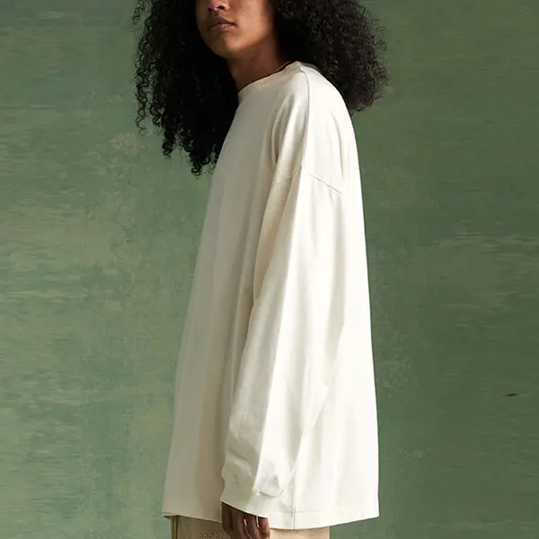 Fear Of God Fw23 Long Sleeve Tee 'cloud Dancer