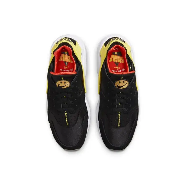 Nike Huarache "go The Extra Smile - Black/white/yellow