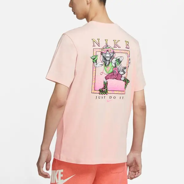 Nike Back Printing Sports Short Sleeve