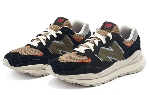 NEW BALANCE 57/40 "black Poppy" Sneakers - Black/khaki