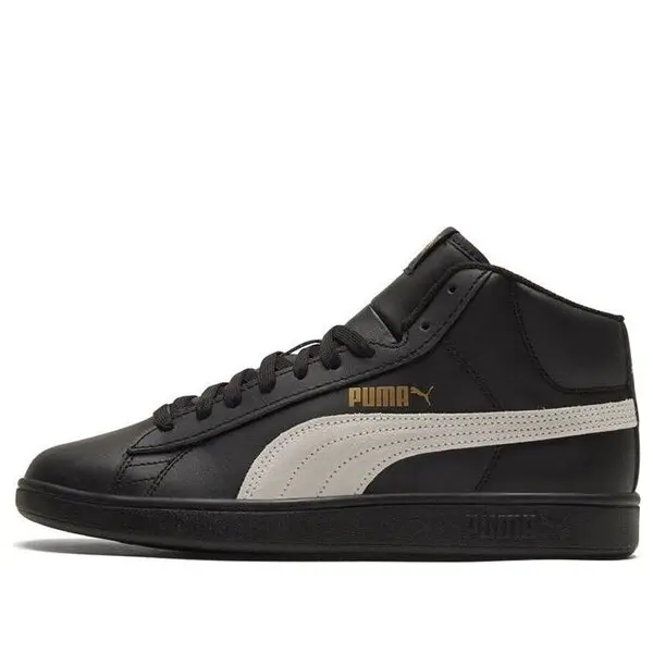 PUMA Smash V2 Mid Sneakers - Black/grey