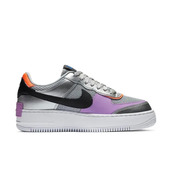 Nike Force 1 Shadow "metallic Silver - Silverblue