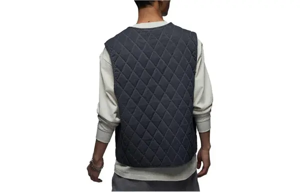 JORDAN Flight Heritage Quilted Vest - Black