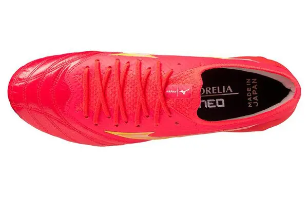 Mizuno Morelia Neo Iv Beta Japan Football Boots - Red/gold