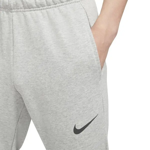 Nike Dri-fit Solid Color Casual Training Sports Pants/trousers/joggers Gray - Grey