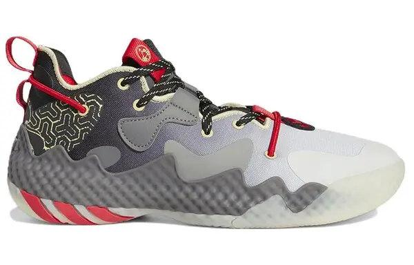 Adidas Harden Volume 6 Basketball Shoes - White/grey/red