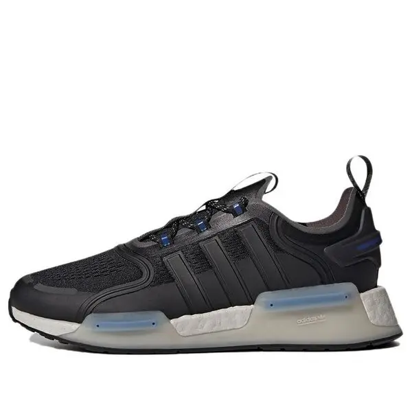 Adidas Nmd_v3 "black Blue Rush" Sneakers - Black/blue