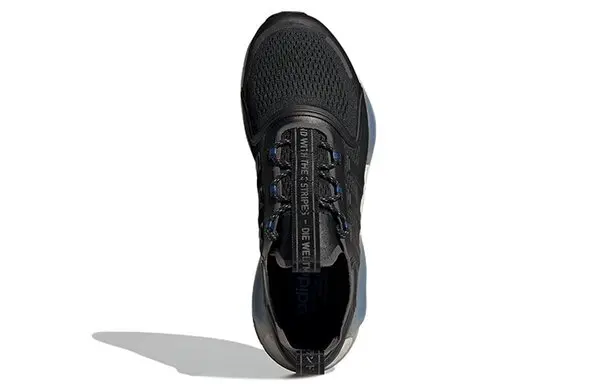Adidas Nmd_v3 "black Blue Rush" Sneakers - Black/blue