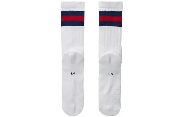 Nike Elite City Edition Brooklyn Nets Contrasting Colors Stripe Sports Socks - Multi-color