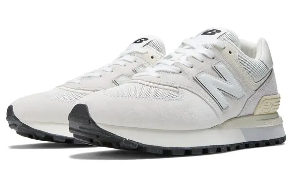 NEW BALANCE 574 Legacy Low Top Sneakers - Gray/cream