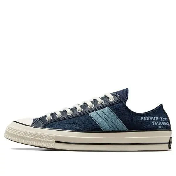 CONVERSE Chuck 70 Leather Overlay Low Top Sneakers - Navy/egret/obsidian