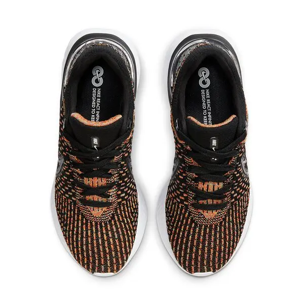 Nike React Infinity Run Flyknit 3 Sneakers - Black/red