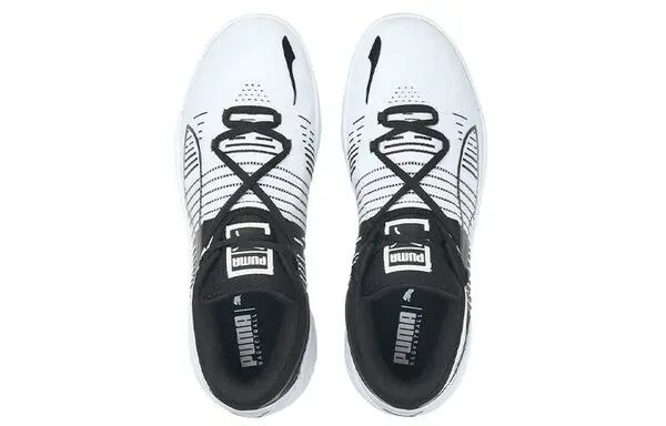 PUMA Fusion Nitro Basketball Sneakers - White/black