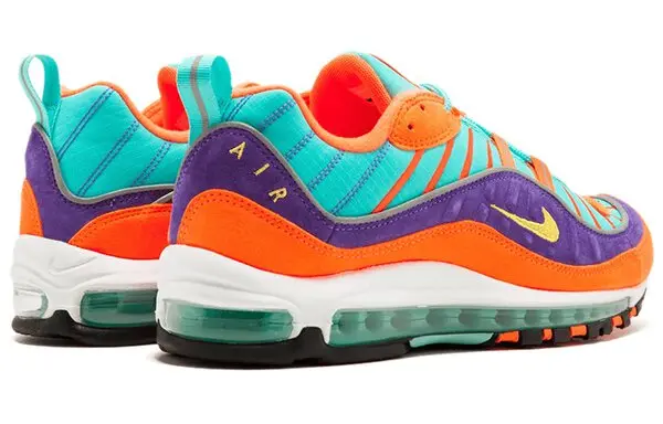 Nike Max 98 Qs "cone" Sneakers - Orange/purple