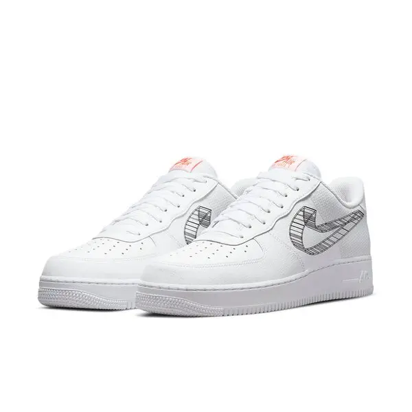 Nike Force 1 '07 '3d Swoosh' Sneakers - White/black