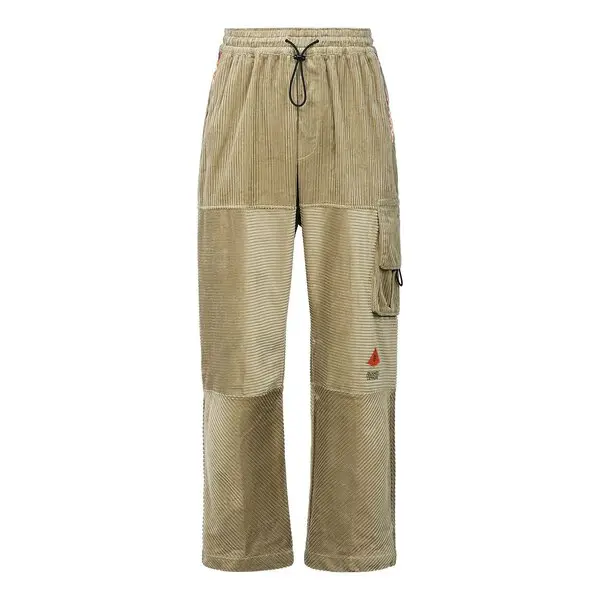 Nike Corduroy Cargo Straight Leg Trousers - Khaki