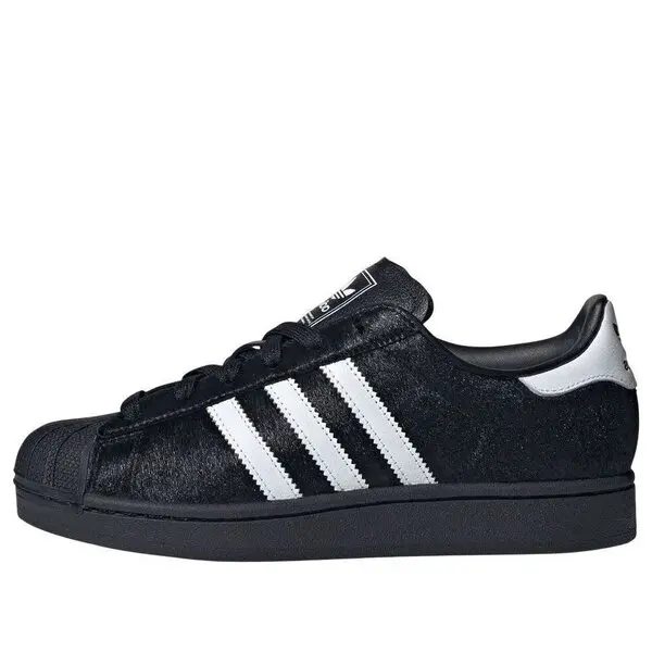 Adidas Superstar Ii 'black Ponyhair' Sneakers - Core Black/white