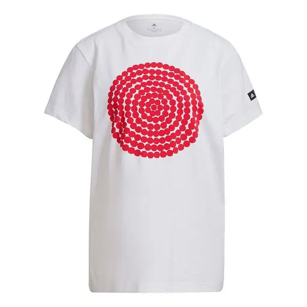 Adidas X Marimekko Gfx 3 Printing Round-neck - White