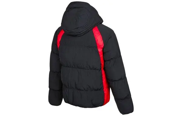 JORDAN Contrasting Color Puffer Jacket