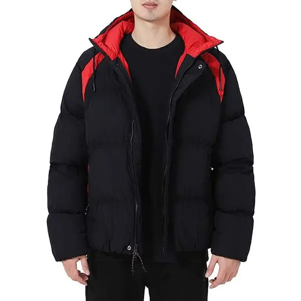 JORDAN Contrasting Color Puffer Jacket