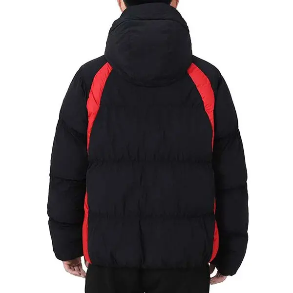 JORDAN Contrasting Color Puffer Jacket