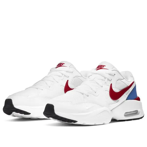 Nike Max Fusion Low Top Sneakers - White/red