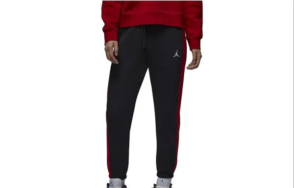 JORDAN Brooklyn Sweatpants - Black/red/white