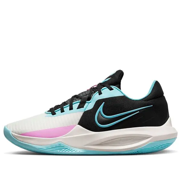 Nike Precision "black" Athletic Sneakers - White/blue/purple