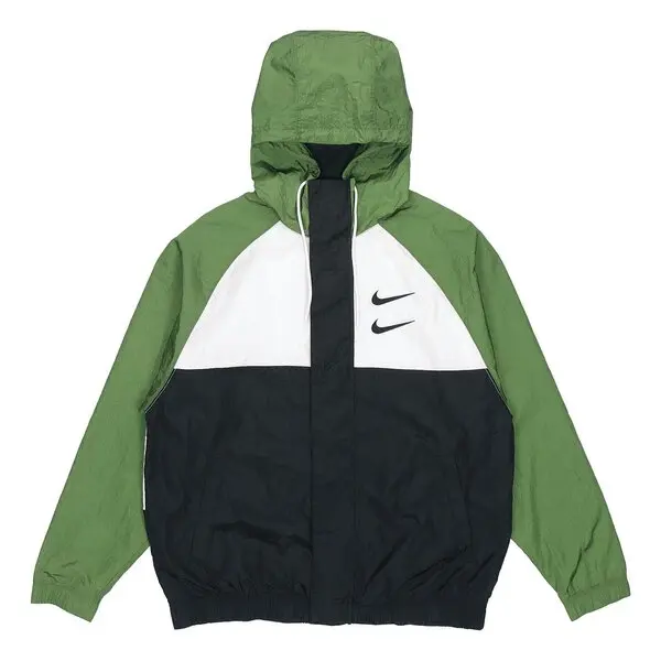 Nike Swoosh Windbreaker Jacket - Green