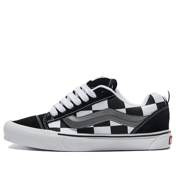 VANS Knu Skool Mega Check Sneakers - Black/white
