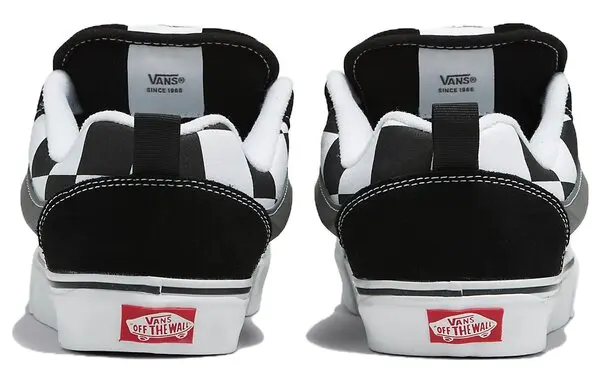 VANS Knu Skool Mega Check Sneakers - Black/white