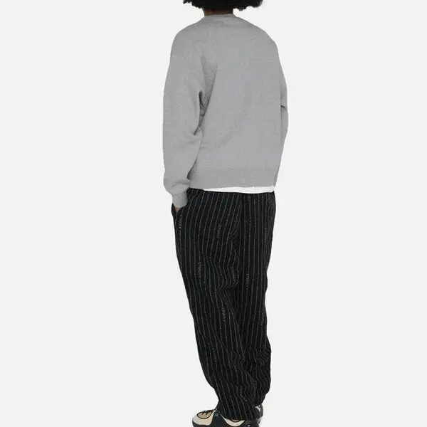 Nike X Stussy Crew Fleece Sweatshirt - Grey