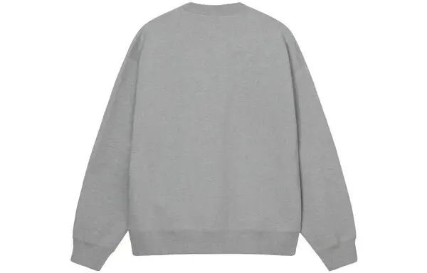 Nike X Stussy Crew Fleece Sweatshirt - Grey