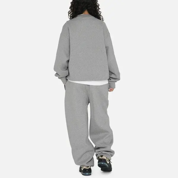 Nike X Stussy Crew Fleece Sweatshirt - Grey