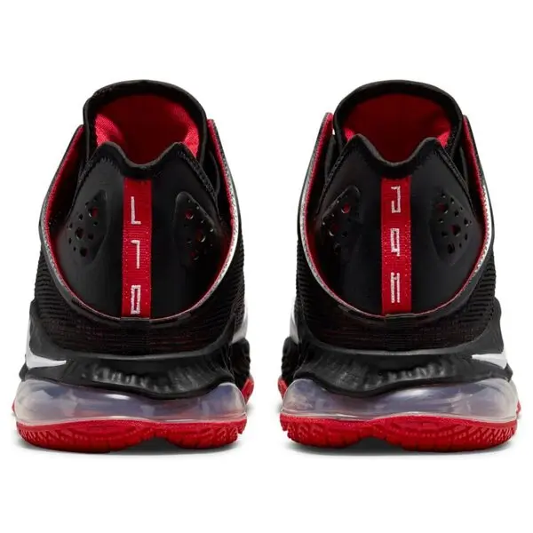 Nike Lebron 19 Low "bred" Athletic Sneakers - Black/white/red