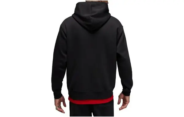 JORDAN Fleece Pullover Hoodie - Black