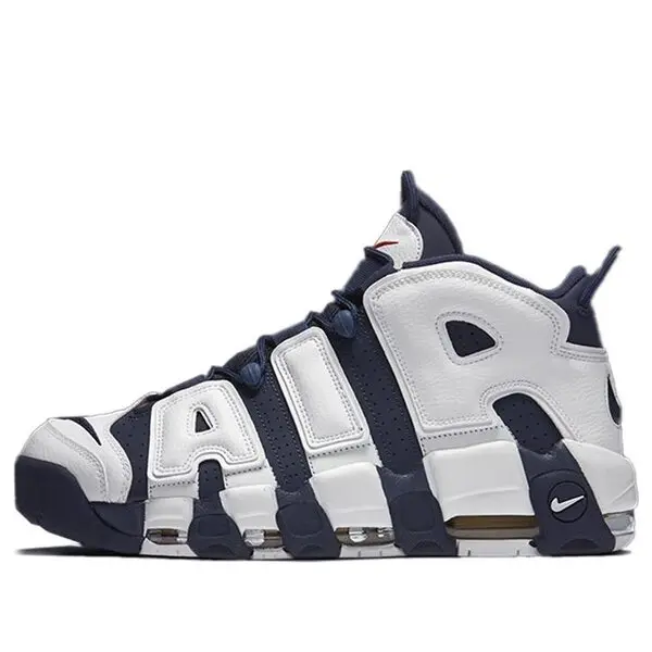 Nike More Uptempo Sneakers - White/blue